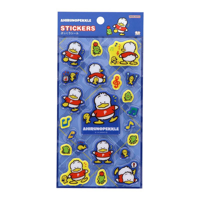 日本Sanrio正品AP鴨Ahiru no Pekkle 貼紙(Retro)