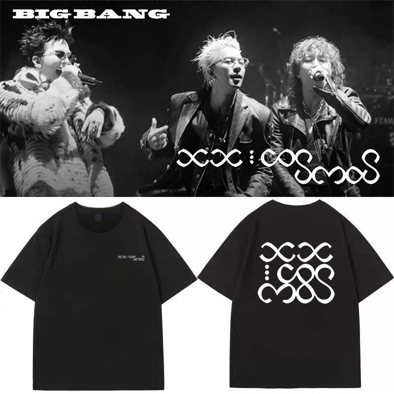 GD权志龙Bigbang20周年演唱会同款周边短袖T恤粉丝应援物上衣服潮