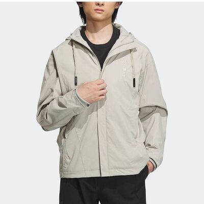 Adidas阿迪达斯WJ WARM WV JKT男子加绒保暖运动连帽外套 IX4289