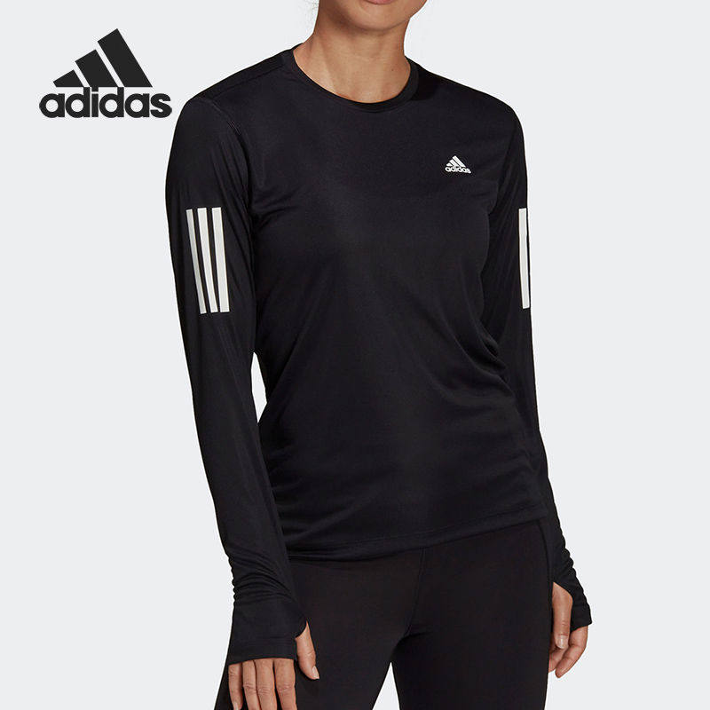 Adidas阿迪达斯OTR LS TEE女健身速干运动休闲圆领长袖T恤IN1568_虎窝淘
