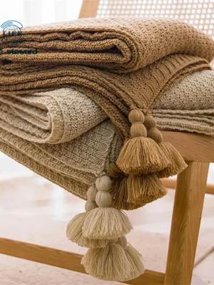 Blankets for Bed Sofa Couch Chunky Knit Bedspread Knitted