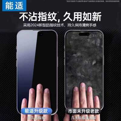 Anti-Fingerprint Tempered Glass Screen Protector for iPhone 17/16/15/14/13/12/11 Pro Max, 3 Pack,