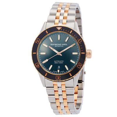 代购Raymond weil雷蒙威男士腕表自动上链夜光日期显示计时钢带