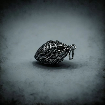 创意泰银嘎乌盒米帝擦擦护身吊坠可打开复古藏式民族风情侣项坠品