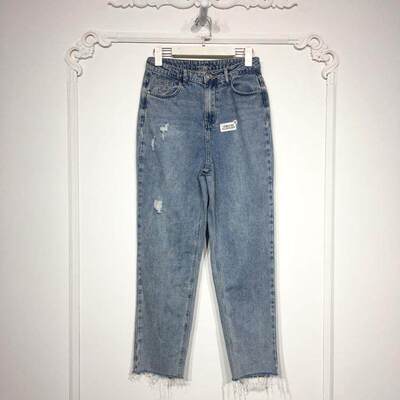 M.L系列 8228S289 时尚牛仔长裤品牌女装折扣颦薪