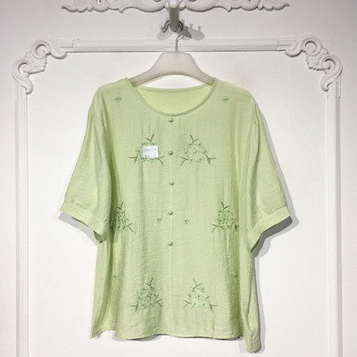 容悦 YB000934 时尚国风新中式上装品牌女装折扣颦薪