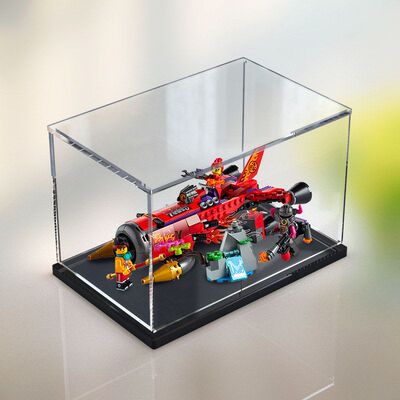 友德亚克力展示盒适用乐高80019红孩儿地狱火箭 防尘盒手办收纳盒