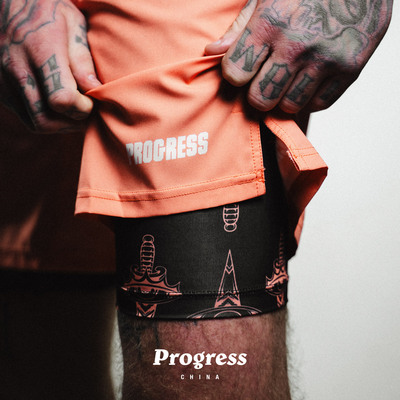 PROGRESS 跳管辖DAGGER 双层短裤无道服BJJ巴西柔术NOGI 官方直营