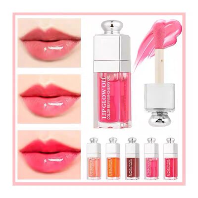 Kiss Someone Hydrating Plumping Lip Glow Oil Cherry Lip Tint