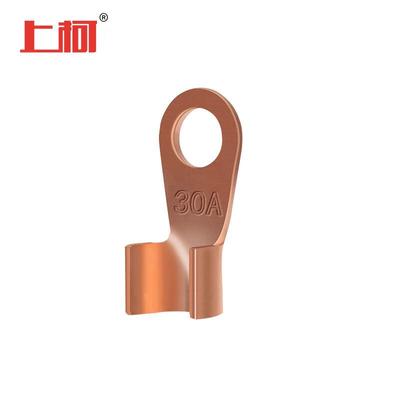 上柯E1046开口铜接线端子铜鼻子电力接线端子国标30A-厚1.0mm(1个