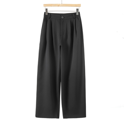 西湖阁老【得】春季 显高挑御姐气质遮胯显瘦阔腿裤848