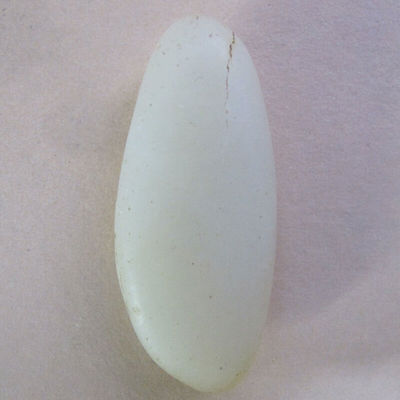 和田玉白玉原料原石毛料男女士玉石礼物附证书12.93克贵圈珠宝玉