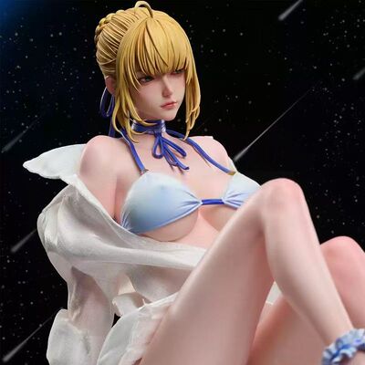 EDS泳装呆毛王塞巴阿尔托莉雅美少女动漫潮玩桌搭GK手办模型摆件