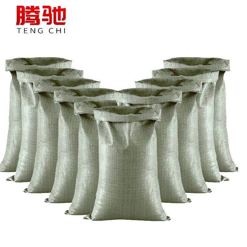 腾驰编织袋蛇皮袋水泥沙子建筑垃圾袋防汛沙袋麻袋搬家快递打包塑