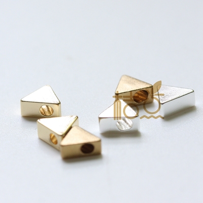 diy饰品黄铜几何风隔珠