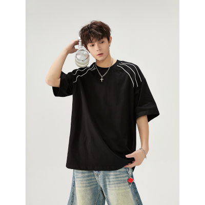 2025夏季新款短袖T恤A336- YLDX0001-P48-限价68 （纯棉）