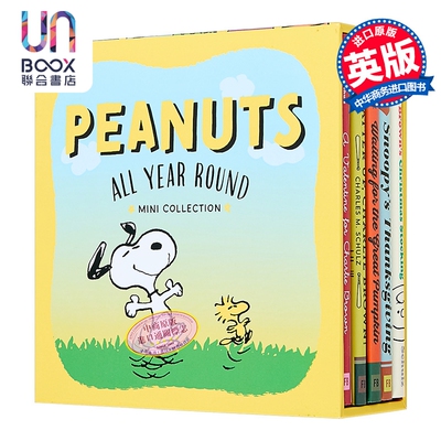 漫画 花生漫画·四季迷你典藏合集 Peanuts All Year-Round Mini Collection 英文原版  Charles M. Schulz
