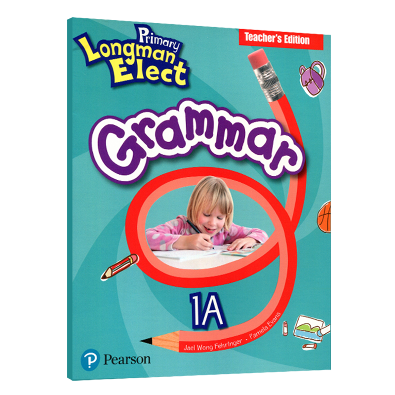 包邮培生朗文小学6-12岁英语教材 Primary Longman Elect 1A Grammar教案Pearson原版进口香港小学英语教材 ...