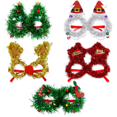 colorful Christmas Glasses Adult Children's Party Decoration