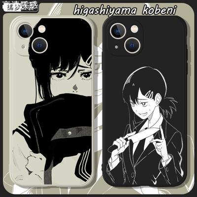 东山小红适用iphone14手机保护壳14promax苹果13电锯人11动漫12mini二次元xr漫画se3红米K50PRO小米8一加10荣