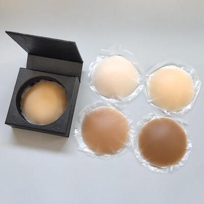 固态矽胶乳贴 Silicone nipple Reusable Nipple Cover Bra Pad