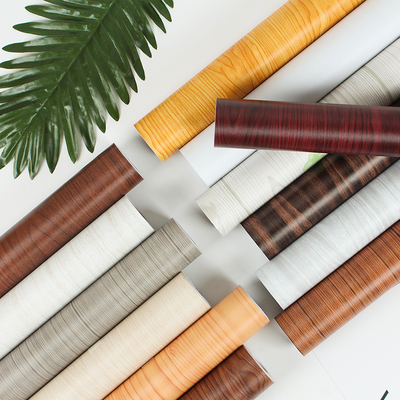 加厚铝箔底不透底色木纹贴纸