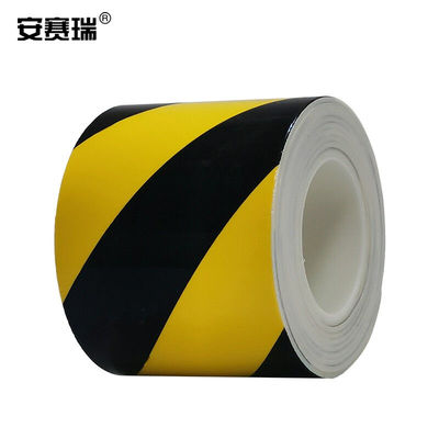 安赛瑞防撞缓冲警示胶带缓冲防撞胶带卷胶条黄黑色缓冲胶带12067
