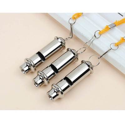 金属口哨安保金属警笛哨专业高频大分贝户外救生哨子应急救生哨子