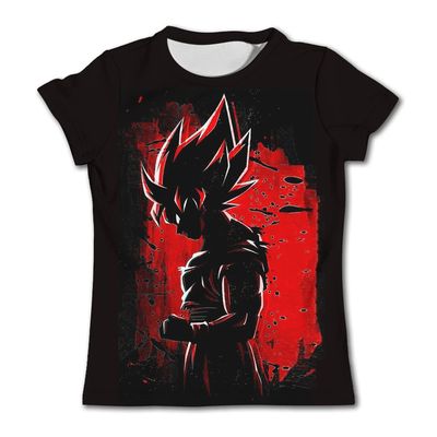Kids Dragon Ball T Shirt Boy Tops Tee Anime Figures Son