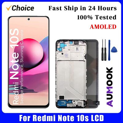 Tested AMOLED For Redmi Note10s Display Touch Screen Digitiz
