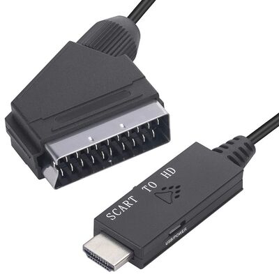 1m HD Converter Scart To HDMI-compatible 1080P Video Audio C
