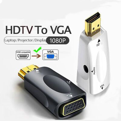 HDMI-compatible to VGA Cable Converter Male To Famale Conver