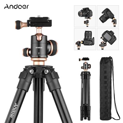 Andoer Q160SA Tripods Camera Tripod with Panoramic Ballhead