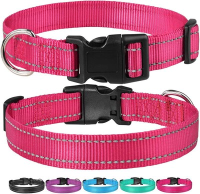 Dog Collar Breathable Cotton Adjustable Pet Collar Puppy