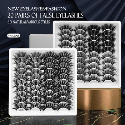 Fluffy Lashes Mink Hair False Eyelashes Lashe Dramatic眼睫毛