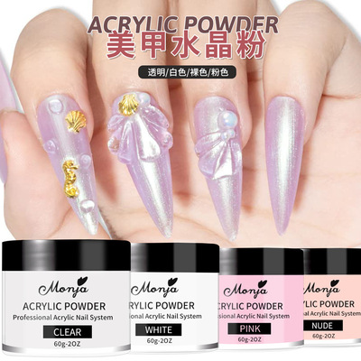Clear Powder Nails Essential Powder Nail Art Manicure Salon