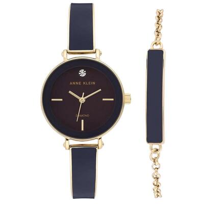 代购ANNE KLEIN安妮克莱因女士腕表夜光日期计时防刮金属防水