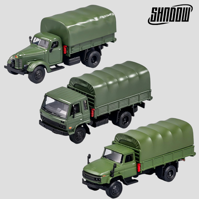 DCT1:64 仿真合金汽车模型礼物收藏摆件解放卡车CA10 141康明斯