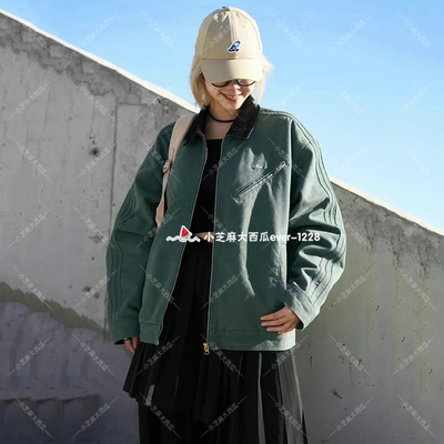 adidas三叶草运动休闲夹克棉服