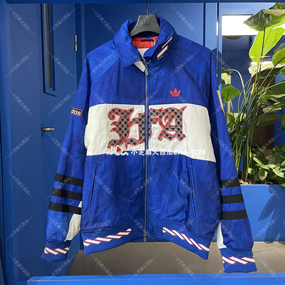 adidas三叶草足球联合会拉链棉服