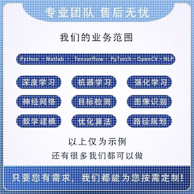 python代编程深度学习机器学习算法程序代做代码编写接单指导调试