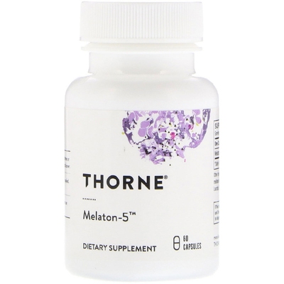 美国品牌Thorne Research 褪黑素 改善睡眠 5mg/60粒