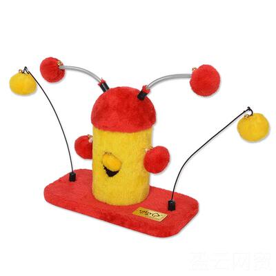 正品CATRY凯瑞猫架具猫玩弹仿簧吊球机爬器人真玩具猫咪幼猫通用