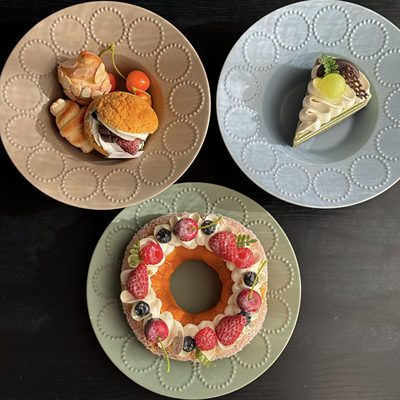 日本进口 皆川明mina perhonen 铃鼓系列餐盘草帽盘