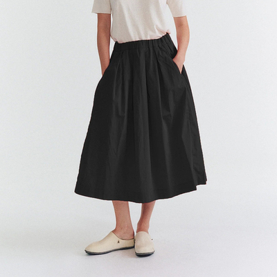 inLESS丨Casey Casey SIMPLE RIDEAUX 全松紧腰纯棉半身裙女