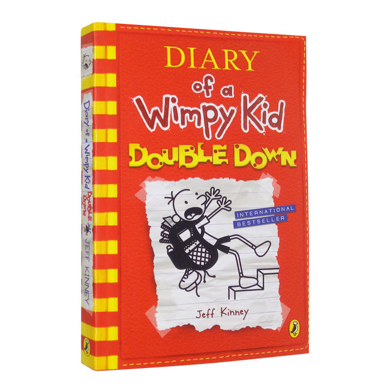 小屁孩日记英文原版平装 Diary of a Wimpy Kid: Double Down(Book 11)_虎窝淘