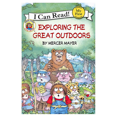 原版英文 Little Critter: Exploring the Great Outdoors 小怪物：探索大自然原版漫画书英文绘本