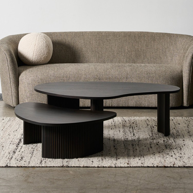 Scandinavian Solid Wood Tea Table Combination Italian Style Normcore ...