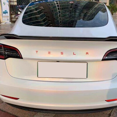 适用于特斯拉tesla Model3 Y车尾tesla金属字母尾标装饰贴改装