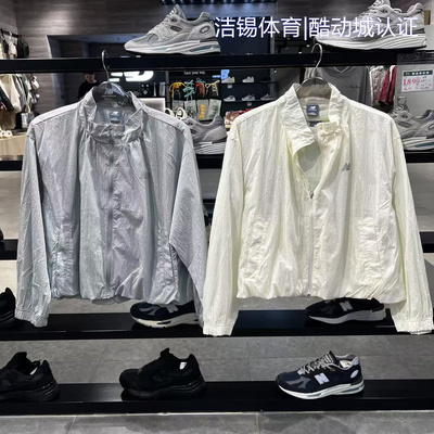 NB休闲翻领薄款梭织防晒开衫外套